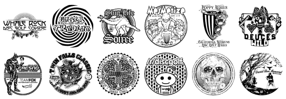 Custom Hot Stamp Art Guidelines • DGA Disc Golf