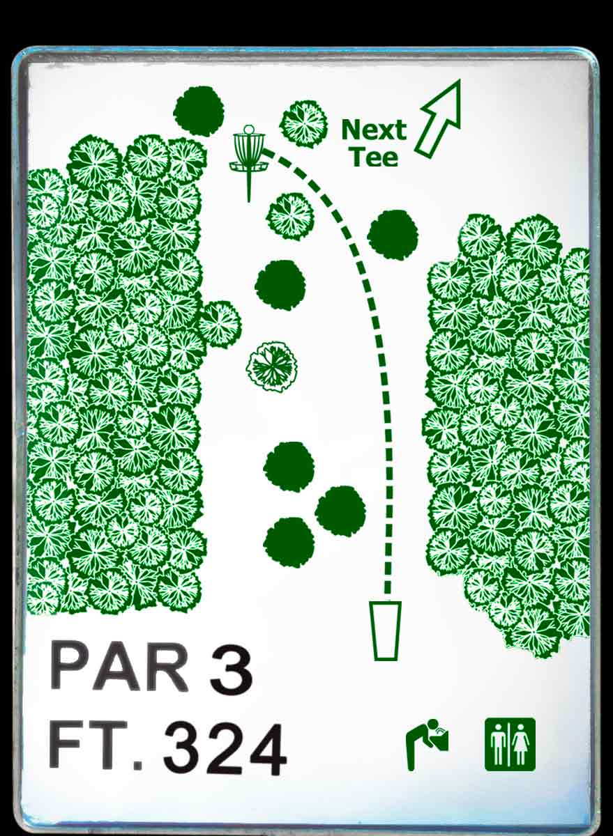 Disc Golf Tee Signs • DGA Disc Golf