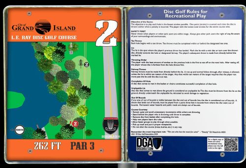 Disc Golf Tee Signs • DGA Disc Golf